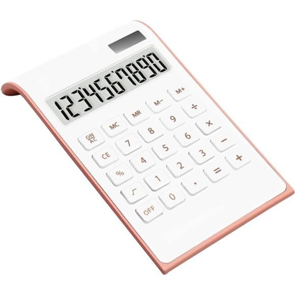 Accessories | Rose Gold Calculator Slim Elegant With Large Lcd Display ...